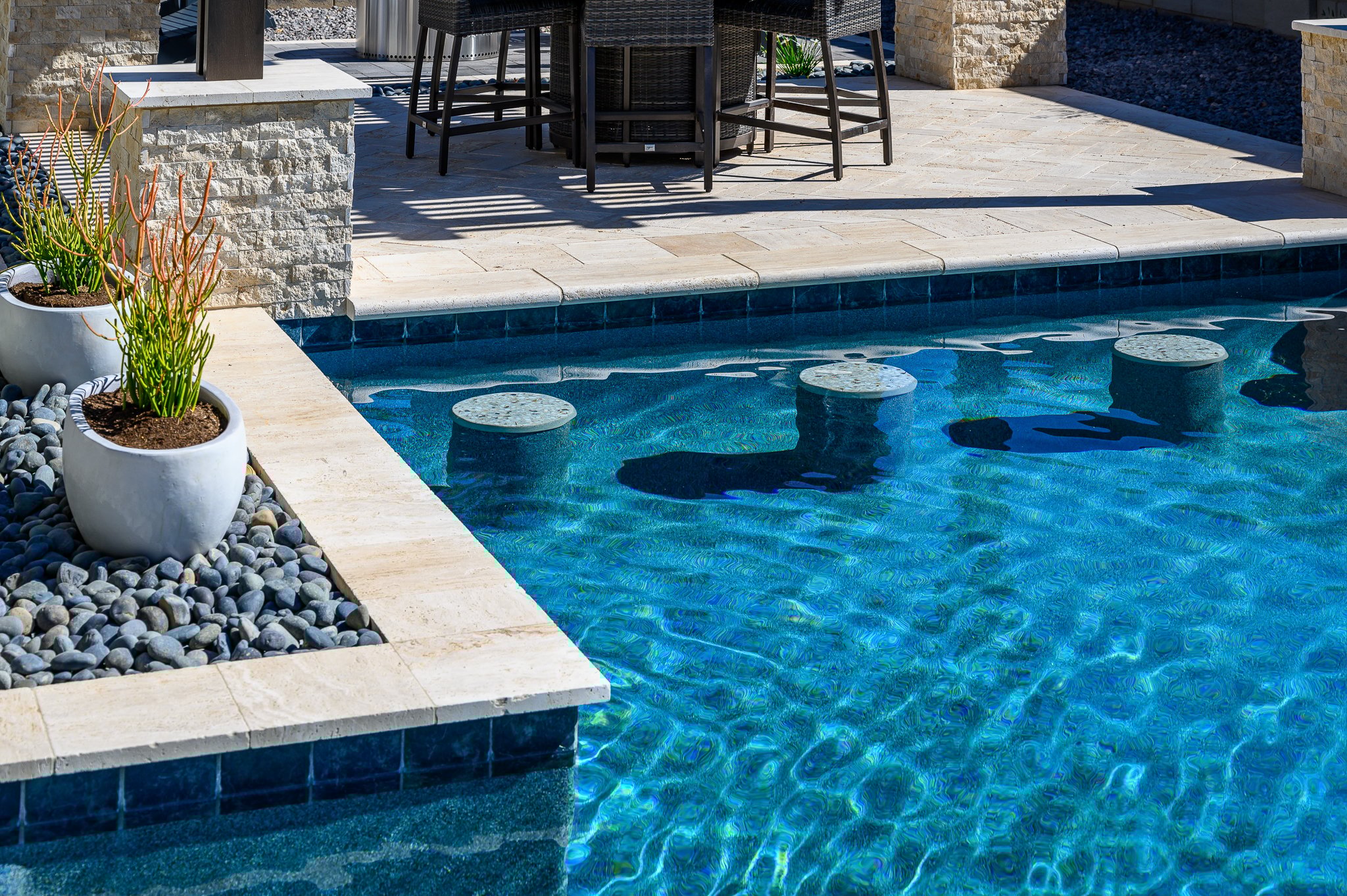 Pool Design Spotlight Bold Beautiful Backyard Symmetry